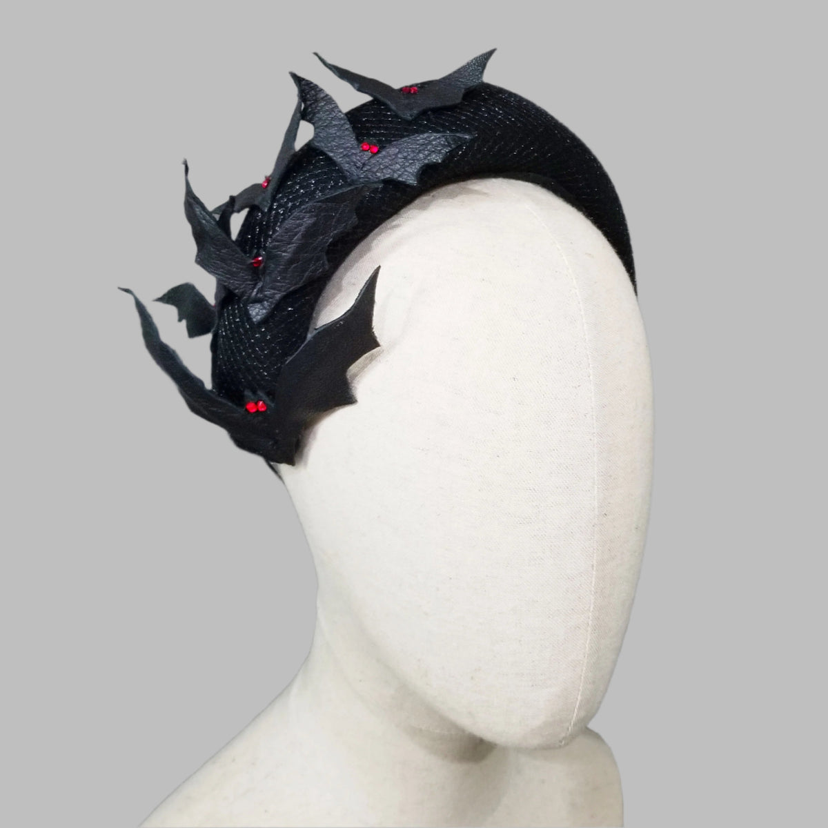 Raleigh | Millinery | Halloween | Crown | Bats | Black | Bandeau ...